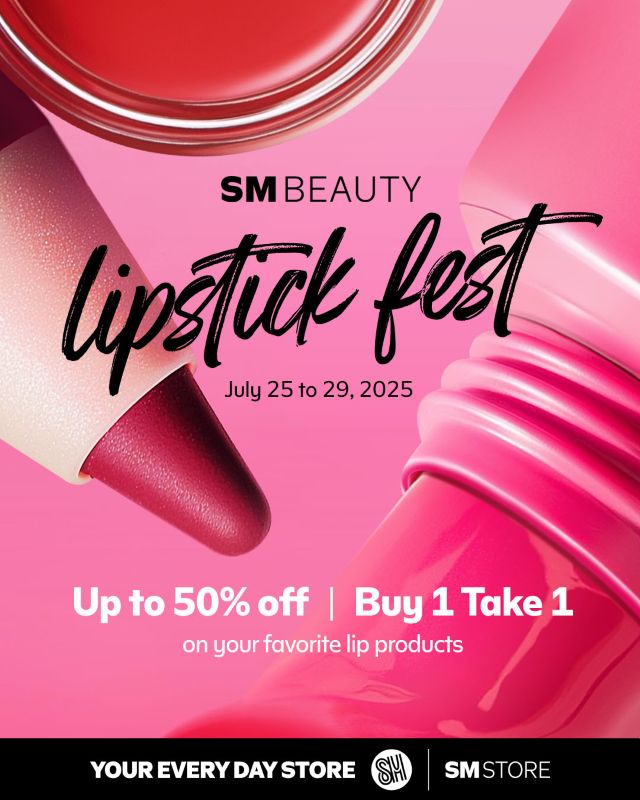 Pucker Up: Lippies Are Buy One, Get One + Up to 50% Off at SM Beauty